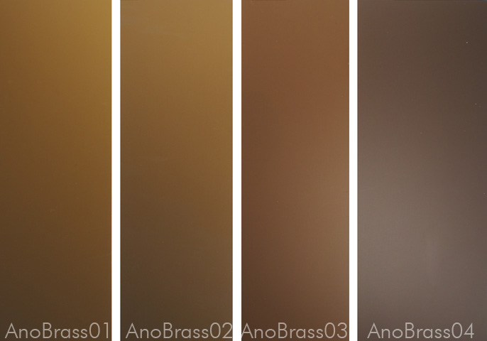 Brass Anodsied Aluminium | AnoAli Anodising and Surface Finishes